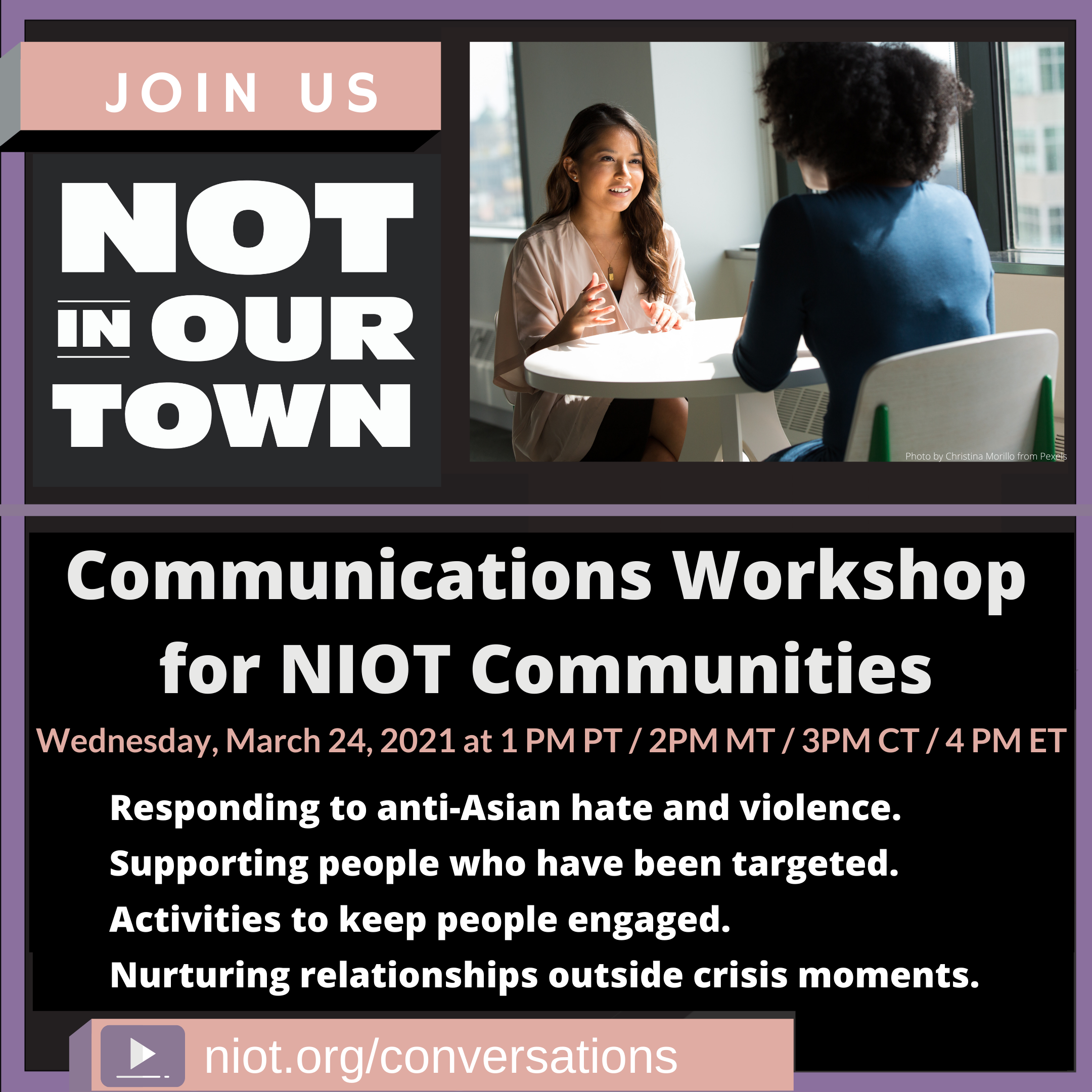 Communications Strategies: Standing Up to Hate